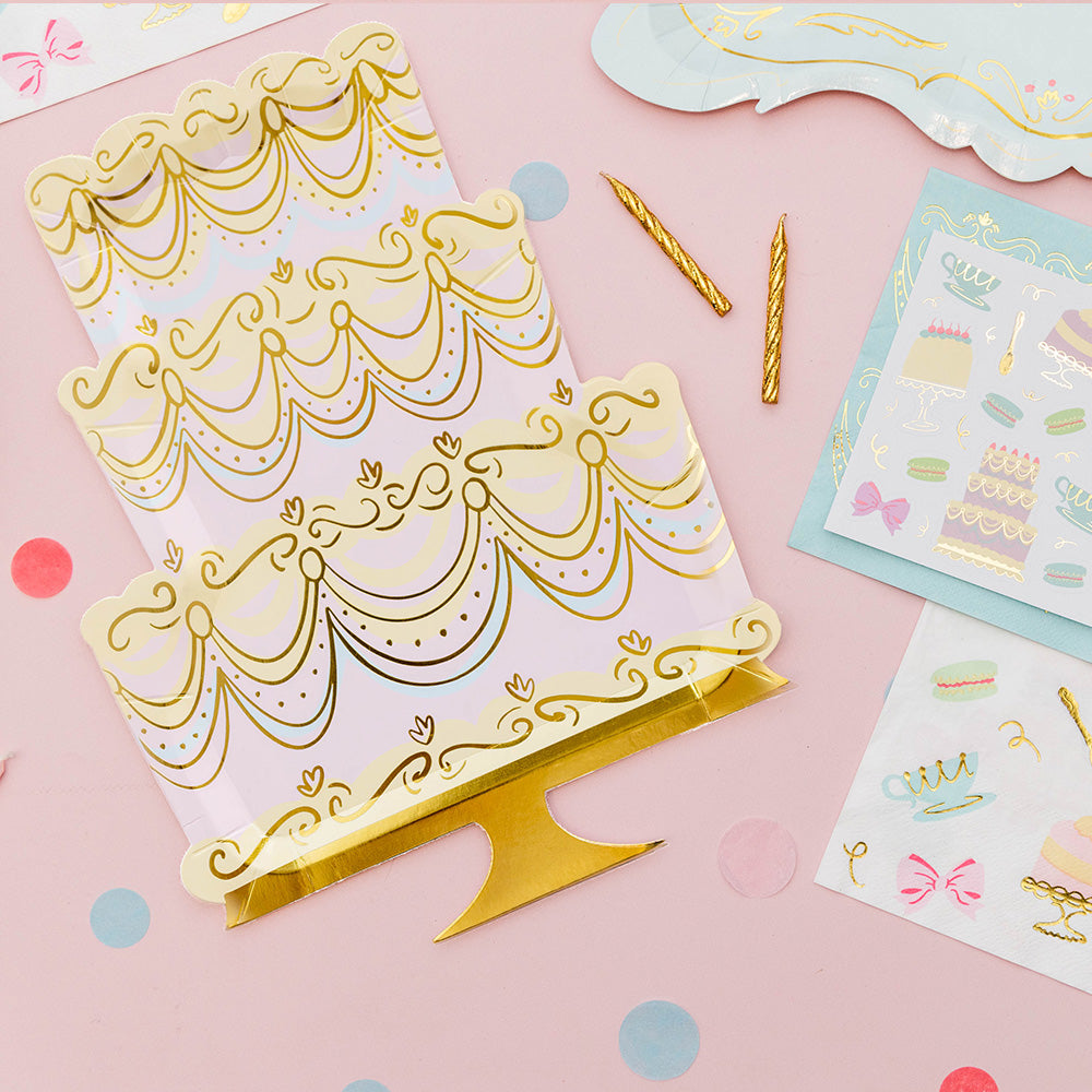 Let them Eat Cake "Cake" Plates – A Little Confetti